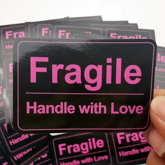 Office | 12 Pcs Fragile Stickers 2 X 3 Shipping Warning Stickers ...